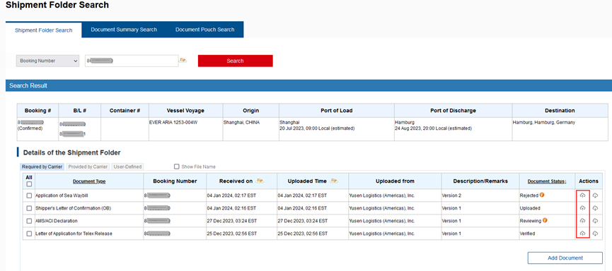 COSCO _E-LOI FAQ for customers